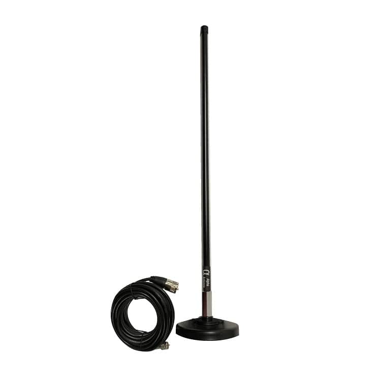 MilCom MOTO Tri Band Mobile Antenna with Feedline