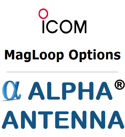 ICOM AL-705 MagLoop Accessories from Alpha Antenna